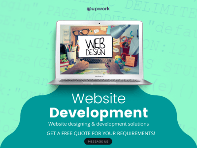 A fully functional Website with design. | Upwork