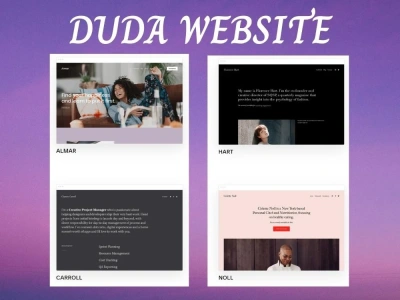 A Duda website builder for designs and landing pages. | Upwork