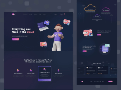 Modern UI/UX design of your site. | Upwork