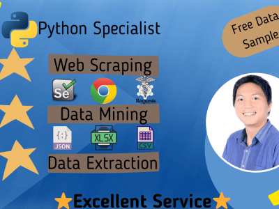 A scraping data in desired format (CSV, JSON, XLSX) | Upwork