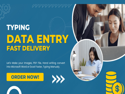 Manual Typing, Accurate Data Entry, Convert Into Word Or Excel Faster ...