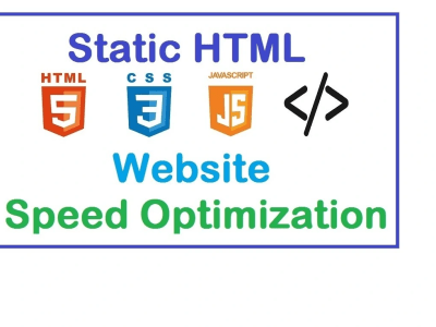 HTML Static website speed up | Upwork