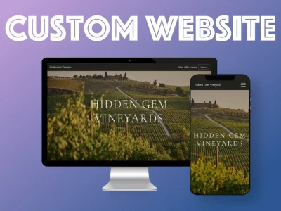 A custom React website with an aesthetic design tailored to your brand ...