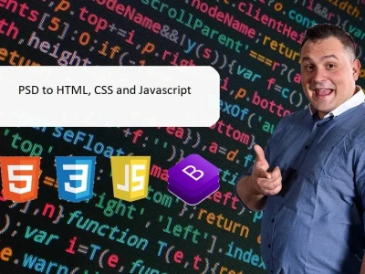 PSD to HTML, CSS and JS conversion | Upwork