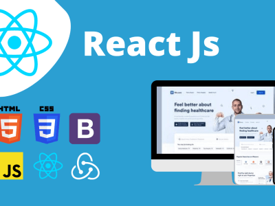 A custom responsive react js website or landing page with react-router | Upwork
