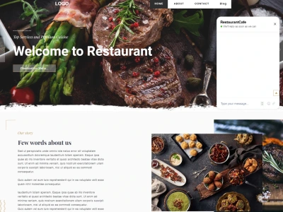 A fantastic deliverable restaurant Cafe site | Upwork