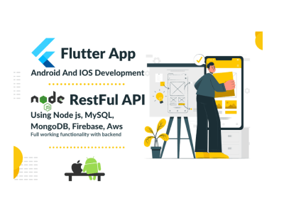 Great Flutter Mobile App For Both Android and iOS Using Flutter | NodeJs | Upwork