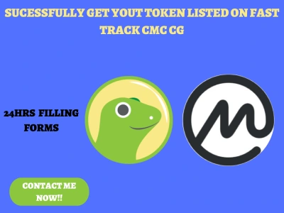 Fast track token listing on coinmarketcap, coingecko | Upwork