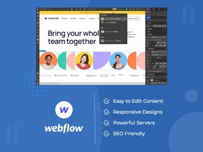 Responsive Webflow website design and development | XD to Webflow expert | Upwork