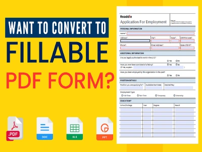 A Professional Fillable PDF Form within 6 hours | Upwork