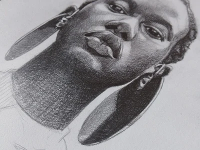 A hand-drawn pencil portrait or human figure pencil drawing | Upwork