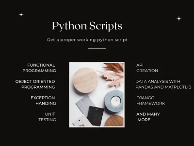 Python scripts for your projects and assignments | Upwork
