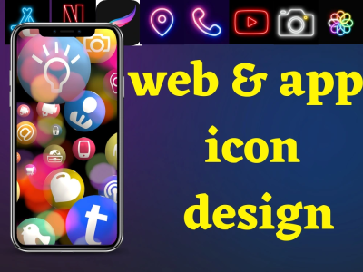Custom unique app icon logo design line, vector, 3d logos | Upwork