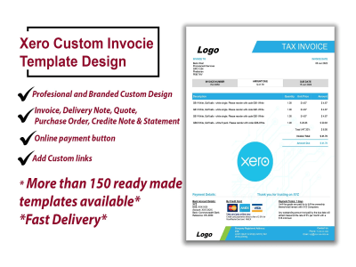 Xero Custom Invoice Template Branding. | Upwork