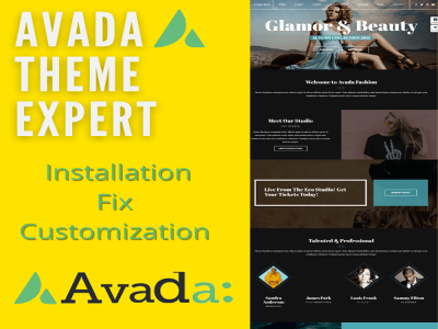 Avada theme installation, fix, and customization of the WordPress website | Upwork