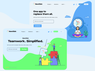 A Simple Flat Illustration for UI/UX Websites | Upwork