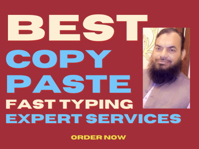 The Best copy paste and Fast typing expert Services | Upwork