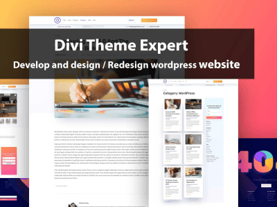 Divi Theme| Divi| Divi Developer| Divi WordPress| Divi Expert | Upwork
