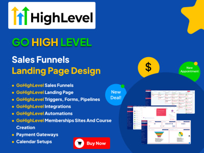 Go High Level (GHL), Website, Landing Page, Automation, Sales funnels ...