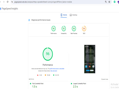 Google PageSpeed optimization for wordpress with 95% score | Upwork
