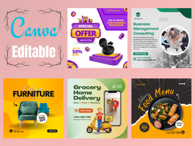 Canva design for any Social Media from Expert Designer like FB| IG and ...