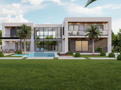 Realistic renders commercial & residential landscaping with birds eye view. | Upwork