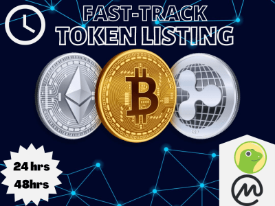 Fast track Token listing, Coinmarketcap cmc and Coingecko cg | Upwork
