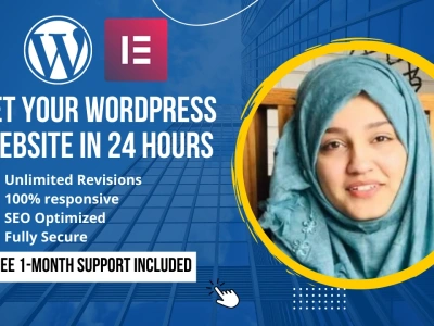 Custom responsive business portfolio WordPress website | Upwork