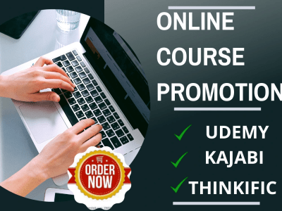Effective Udemy or Thinkific online course promotion to over 500k audience | Upwork