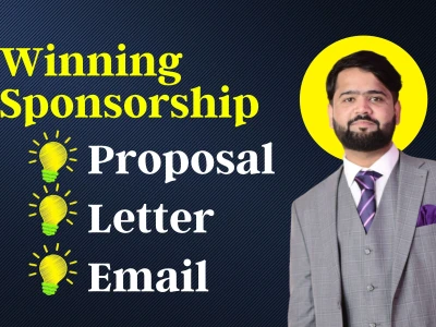 Well crafted sponsorship proposal, letter or pitchdeck | Upwork