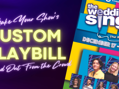 A fully print-ready playbill for your Theatre Production | Upwork