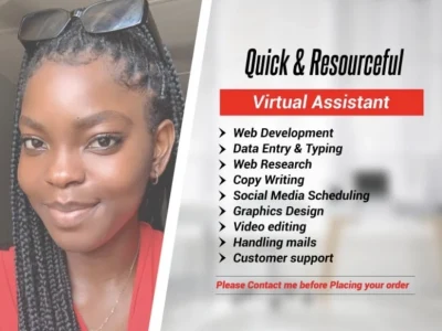 Efficient Virtual assistant for admin, Data entry, Excel and Canva tasks | Upwork