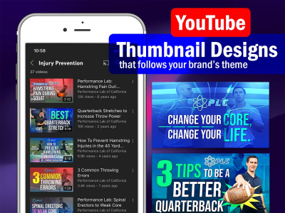 Original thumbnail designs for your YouTube channel | Upwork