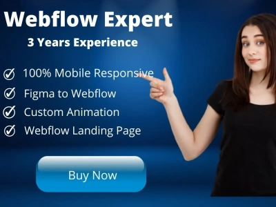 Modern Responsive Webflow website design and development | Figma to Webflow | Upwork