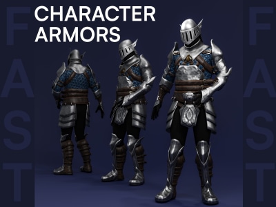 Low poly Armor for your 3D Character | Upwork