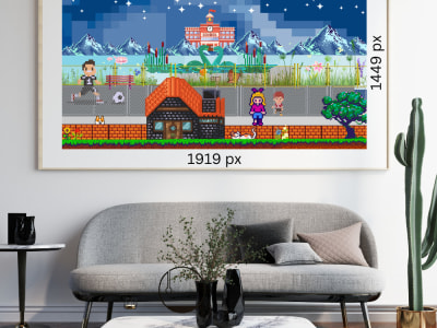 A beautiful pixel art | Upwork