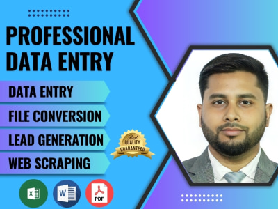 Data entry, lead generation, web scraping, copy paste work | Upwork