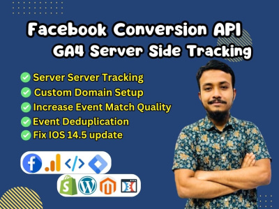 Facebook pixel Conversion API & GA4 Server Side Tracking with GTM | Upwork