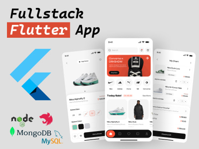 Fullstack flutter apps with backend API and web dashboard | Upwork