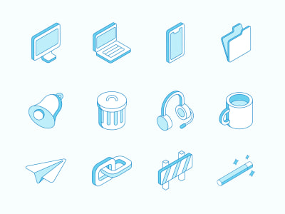 A custom Icon set for your website or apps | Upwork