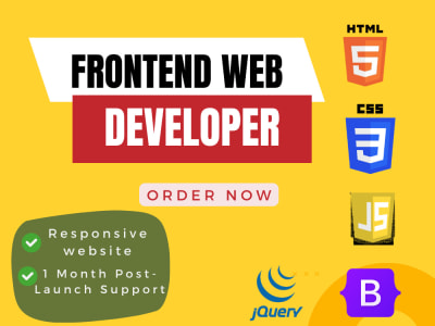Website Development | Front end Developer | HTML | CSS | Javascript | Upwork