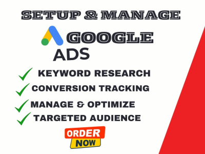 Setup manage and optimize google ads PPC campaign adword | Upwork