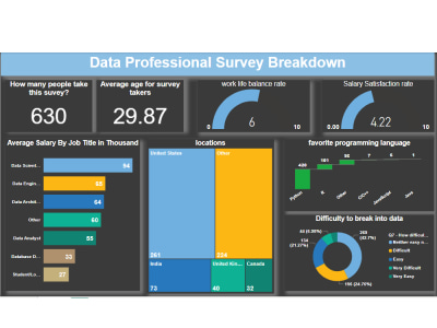 A professional dashboard with valuable insights | Upwork