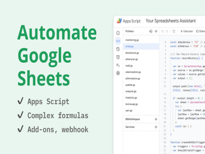 Streamlined Automation: Google Sheets, Excel, Word, with VBA & Appscript. | Upwork