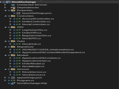 StockXchange: Real-time ASP.NET Core API & Angular Dashboard | Upwork