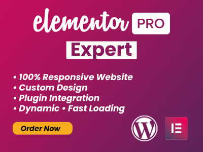 Elementor Pro Custom WordPress Website Development Design, Elementor Expert | Upwork