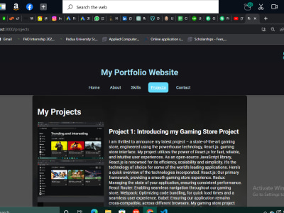 React JS | React Developer | Front End Developer | CSS HTML | SCSS | Next | Upwork