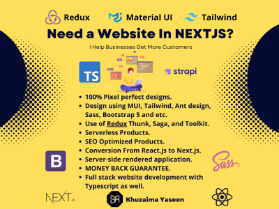 Server side rendered react app using nextjs | Upwork