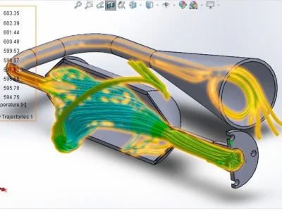 Flow simulation of your 3d model in solid works using different ...