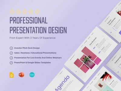 Professional Presentation Design, Investor Pitch Deck Design, PPT ...